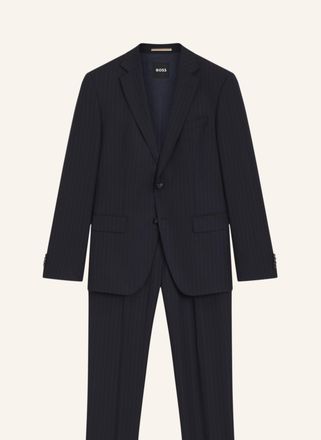 HUGO BOSS Business Anzug H-Huge-2pcs-253 Slim Fit blau