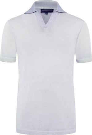 Trusted Handwork Poloshirt aus Pima-Baumwolle mit Variokragen in