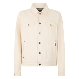 Moorer Homme, Vestes, Beige, Taille: L Veste en jean