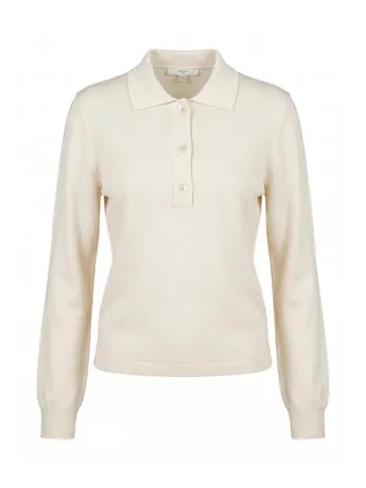 Malo Pull Col Roul&eacute; - Blanc