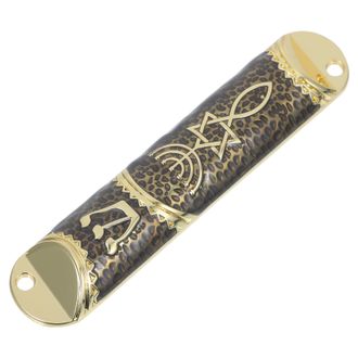 Pretyzoom Mezuzah Metall Mit Schriftrolle Dekorative J&uuml;dische T&uuml;r Mezuzah F&uuml;r Innenbereich Schwarze Ausf&uuml;hrung Als Religi&ouml;se Hausdekoration Und