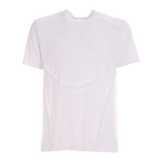 Comme Des Gar&ccedil;ons Wei&szlig;es geripptes T-Shirt mit umgekehrten N&auml;hten - - Tops - Herren - Wei&szlig; - L