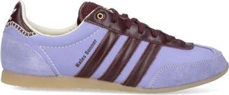 adidas Low-Top Sneaker - Japan Sneakers, In Purple Leather, Round Toe - Gr. 4_5 - in Lila - f&uuml;r Damen