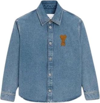 Ami Homme, Vestes, Bleu, Taille: L ADC Denim Overshirt