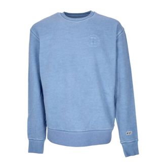 HUF Blaues Faded Crewneck Sweatshirt - - Sweatshirts & Hoodies - Herren - Blau - L