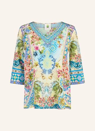 Princess Goes Hollywood Princess Goes Hollywood Tunika Aus Seide Mit Schmucksteinen blau