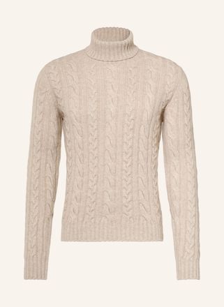 Fedeli Fedeli Rollkragenpullover Mit Cashmere beige
