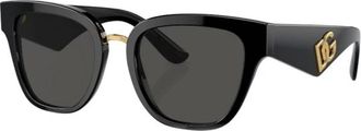 Dolce & Gabbana Femme, Accessoires, Noir, Taille: 51 MM Butterfly Lunettes de soleil
