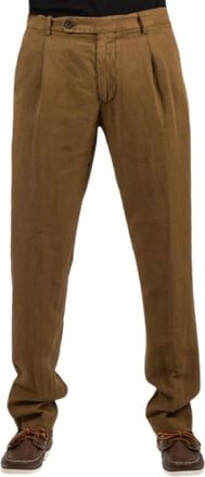 Berwick 1707 Homme, Pantalons, Brun, Taille: 3XL Retrolong Chinos
