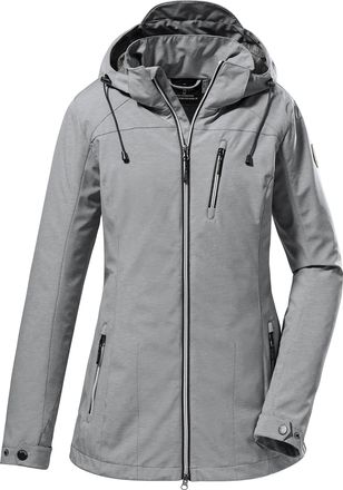 G.I.G.A. DX Damen Softshelljacke/Outdoorjacke mit abzippbarer Kapuze - GS 32 WMN SFTSHLL JCKT, dunkelnavy, 44, 38345-000