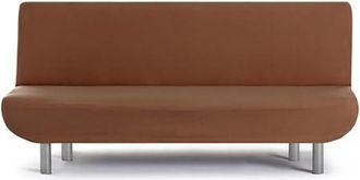 Eysa Bi-elastischer Sofabezug für 3-Sitzer Click-Clac, Orange, Harlem-Design