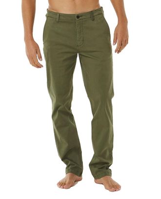 Rip Curl Herren Klassische Surf-Chinohose Lässige Hose, Dark Olive, 48