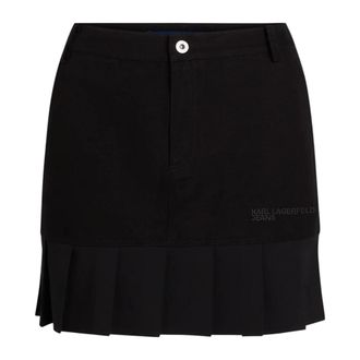 Karl Lagerfeld Faltenminirock A3W12012 - - Skirts - Damen - Schwarzk - XS
