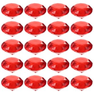 BESPORTBLE Gatuida Schwimmende Vasenf&uuml;llsteine 40mm Kunststoff Dekostein Satz f&uuml;r Valentinstag Tisch und Hochzeitsdeko Roter Vasenf&uuml;ller f&uuml;r Wohn und Partydekora