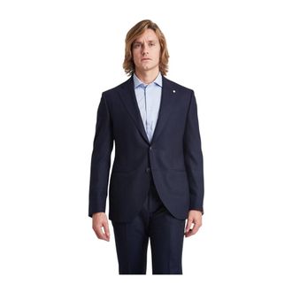 Luigi Bianchi Mantova Elegantes Kleid f&uuml;r Frauen - - Jackets - Herren - Blau - 2XL