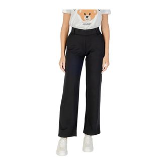 Only Only, Femme, Pantalons, Noir, Taille: 42 FR L32 Wide Leg Pleated Pantalons