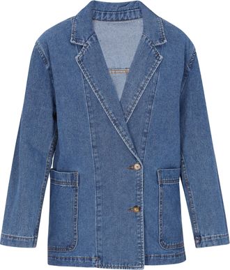 Mymo Jacke Frauen blauer Denim