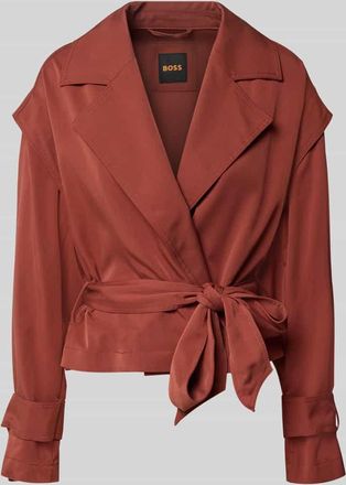 Boss Orange by Hugo Boss Slim Fit Trenchcoat aus Viskose-Mix Modell C-Jophelia