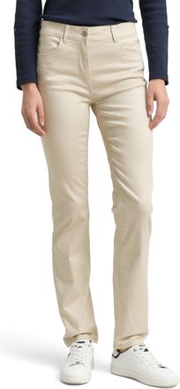 Tom Tailor Damen 1048844 TTEDDA Slim Hose, 29517-Sand Stone Beige, 38W / 30L