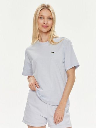Lacoste T-Shirt TF7215 Himmelblau Loose Fit