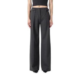 Semicouture Femme, Pantalons, Gris, Taille: 40 FR Wide Pantalons