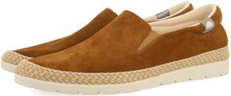 Gioseppo Pantoufles couleur cuir avec élastiques et coton recyclé pour homme Proger, Cuir, 40 EU