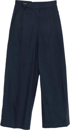 N&deg;21 Femme, Pantalons, Bleu, Taille: 38 FR Wide Pantalons