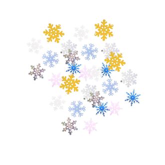Artibetter Buntes Schneeflockenkonfetti aus Kunststoff 15g - Weihnachtskonfetti f&uuml;r Tisch und Partydekoration Vielseitig Einsetzbar f&uuml;r Zimmer B&uuml;ro und Festlichk