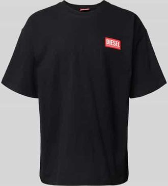 Diesel T-Shirt mit Label-Stitching