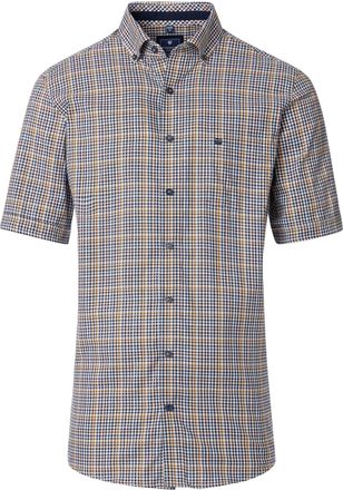 Redmond Comfort Fit - Herren Freizeithemd Kurzarm (251060999), Größe:3XL, Farbe:Gelb(40)