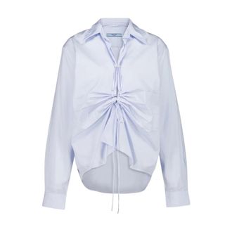 Prada Damen, Blusen & Hemden, Blau, XSGr&ouml;&szlig;e