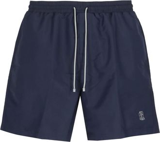 Brunello Cucinelli Homme, Maillots de bain, Bleu, Taille: XL Swim Shorts