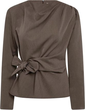 Co'Couture Femme, Blouses et Chemises, Brun, Taille: 36 FR Blouse