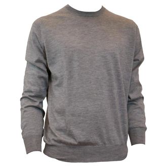 Brunello Cucinelli Pull col rond - Homme - Pulls - Gris - Taille: 3XL