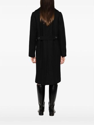 Dries Van Noten Wool Coat - Black