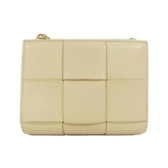 Bottega Veneta Pre-owned Leder Bifold Geldb&ouml;rse - - Pre-owned - Damen - Beige - ONE SIZE