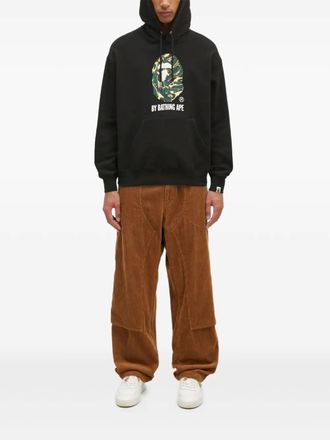 A Bathing Ape hoodie à imprimé camouflage - Noir