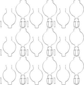 Amosfun 12st&uuml;cke Drahtverschl&uuml;sse F&uuml;r Glasbeh&auml;lter K&uuml;chenvorratsgl&auml;ser Verschlussklammern Weithalsgl&auml;serverschl&uuml;sse Einmachglasverschl&uuml;sse Zum Frischhalten Un