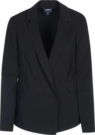 Armani Zweireihiger Blazer - - Jackets - Damen - Schwarzk - 2XS