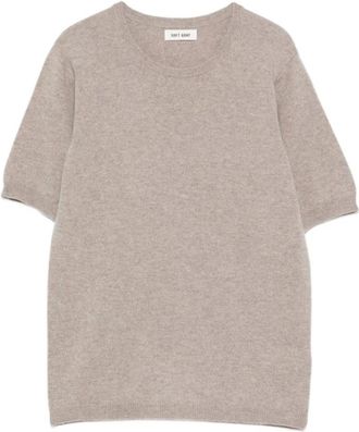 Soft Goat Femme, Pulls, Gris, Taille: 38 FR Pull ras du cou &agrave; manches courtes