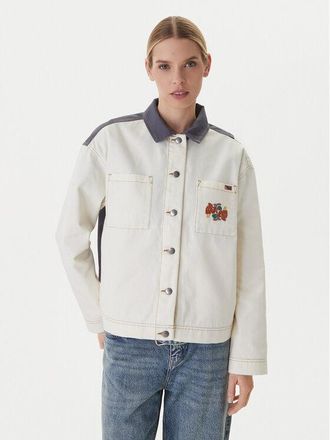 Rvca Jeansjacke Lauryn Alvarez 23B151500 &Eacute;cru Regular Fit
