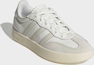 adidas Sneaker ADIDAS SPORTSWEAR BARREDA, Damen, Gr. 39, core wei&szlig;, alumina, wonder wei&szlig;, Leder, Synthetik, Schuhe Sneaker, inspiriert vom Design des adidas 