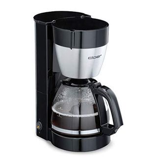 Cloer Cloer 5019 Cafeti&egrave;re filtre pour 10 tasses, taille du filtre 1x4, D&eacute;connection automatique apr&egrave;s 30-40 min, 800 W, Bo&icirc;tier en mati&egrave;re plastique noir a