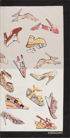 Ferragamo Ferragamo Seidentuch beige