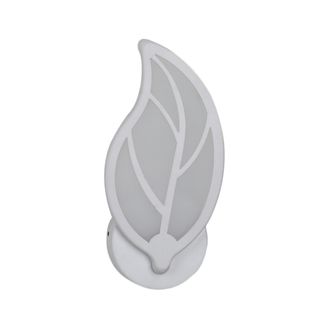 Hemobllo 12w Led-wandleuchte Innen Wei&szlig; Moderne Flammenwandlampe Mit Entspiegtem Schirm Hochwertige Hardware Und Umweltfreundliche Farbe Energiesparend F&uuml;r Sch