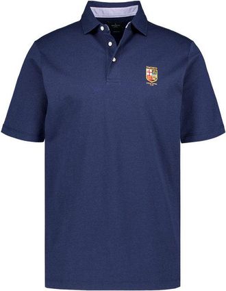 Hackett Herren Polo-Shirt blau Baumwoll-Jersey