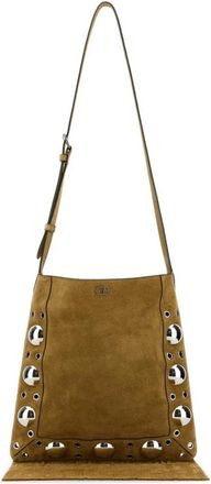 Valentino Garavani Homme, Sacs, Beige, Taille: ONE Size Sac bandouli&egrave;re Nellc&ocirc;te en daim