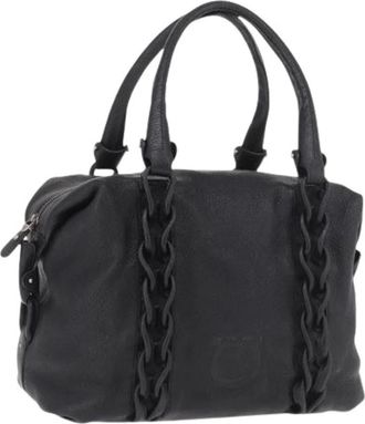 Ferragamo Sac &agrave; main Pre-owned - Femme - Pre-owned - Noir - Taille: ONE Size