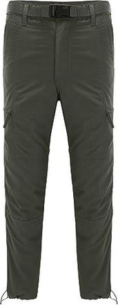 Generic Pantalon de randonn&eacute;e imperm&eacute;able &agrave; taille &eacute;lastique pour homme - Pantalon cargo avec poches - Taille haute - Pantalon dhiver &agrave; taille &eacute;lastique - Pan