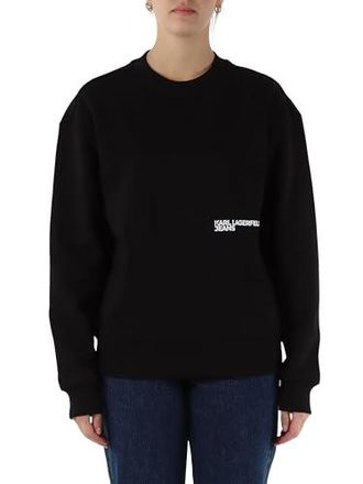 Karl Lagerfeld Femme Sweat Karlism Relaxed Coupe Relaxed, Noir, S